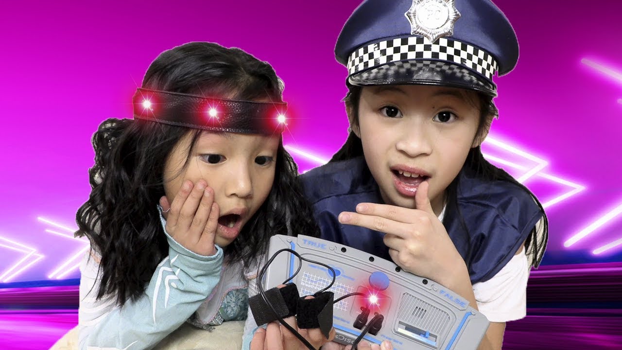 Pretend Play Police - Lie Detector SHOCK for Stealing Toys - YouTube
