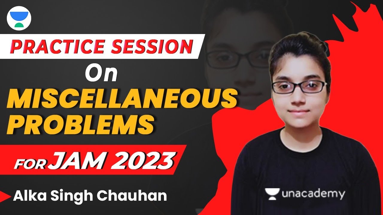 Discussion on Most Important Problems for JAM'23| Part - 3 | Alka Singh ...