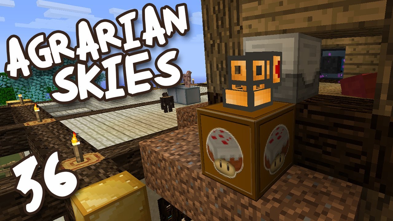 Minecraft MODDED Skyblock! Agrarian Skies Ep 36 - "Skyblocking Hotel ...