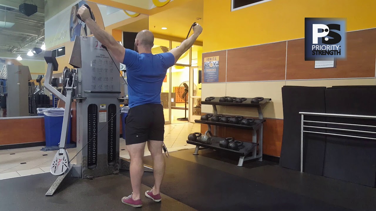 Low Cable Reverse Fly - YouTube