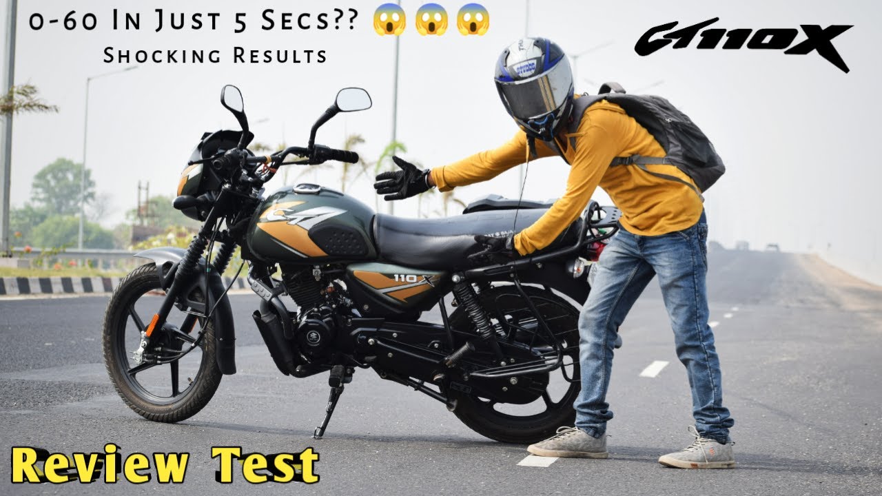 Bajaj CT110X Review | Performance Test | 0-60 Test | Gear Challenge ...