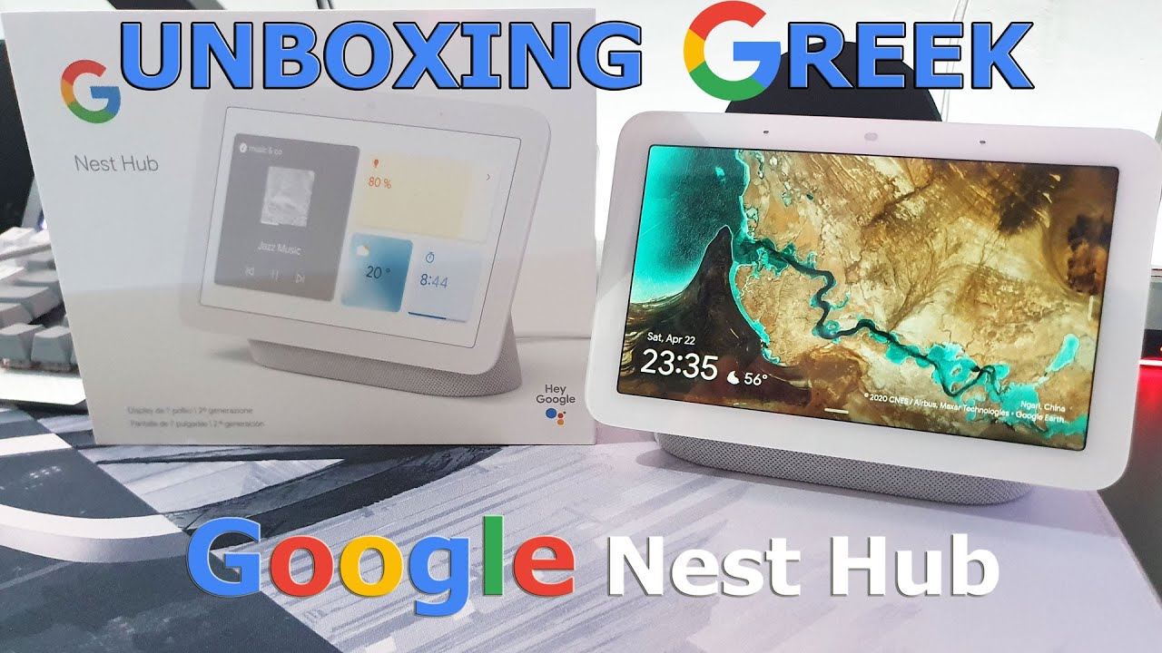 Google Nest Hub (2nd Gen) (Chulk Edition) for a Smart Home Unboxing ...