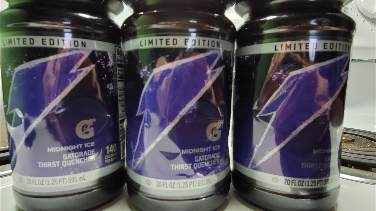 Gatorade Midnight Ice Limited Edition 2024 review - YouTube