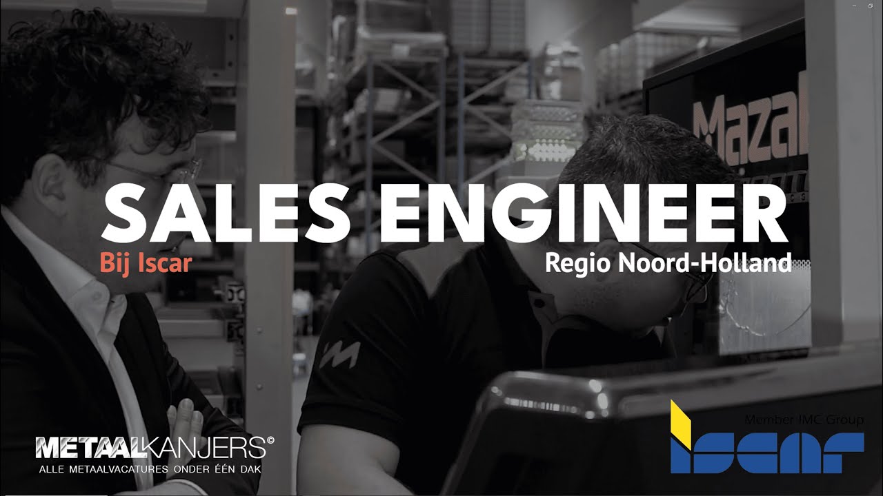 Vacature Sales Engineer CNC Verspaningstools bij Iscar in (regio) Noord ...