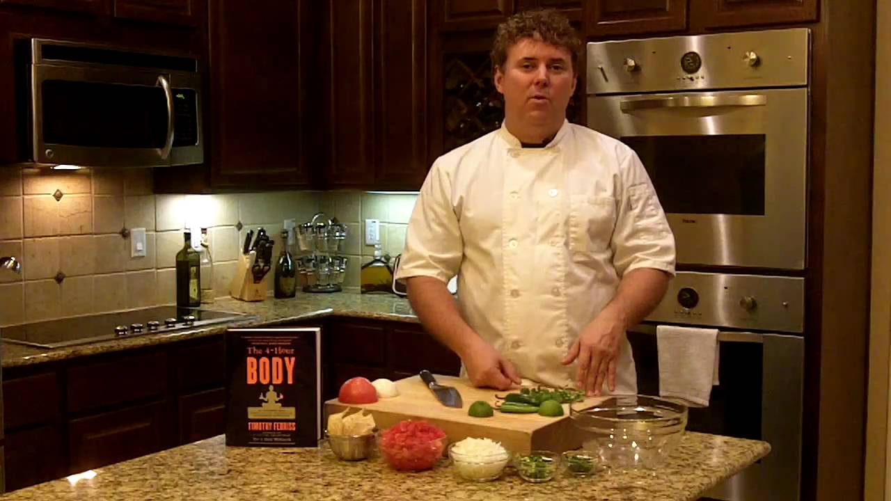 Tim Ferriss - 4 Hour Body Slow Carb Breakfast Pico de Gallo - YouTube