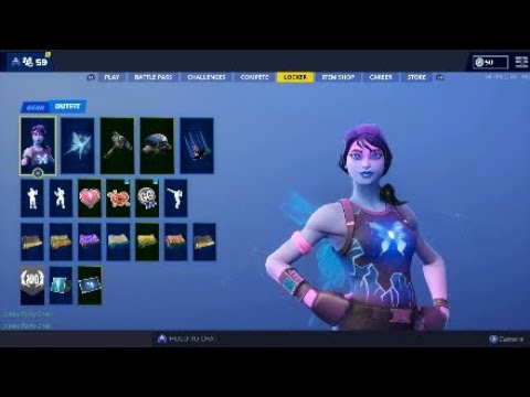 Dream Skin and Butterfly/Rift backbling gameplay in Fortnite Battle ...