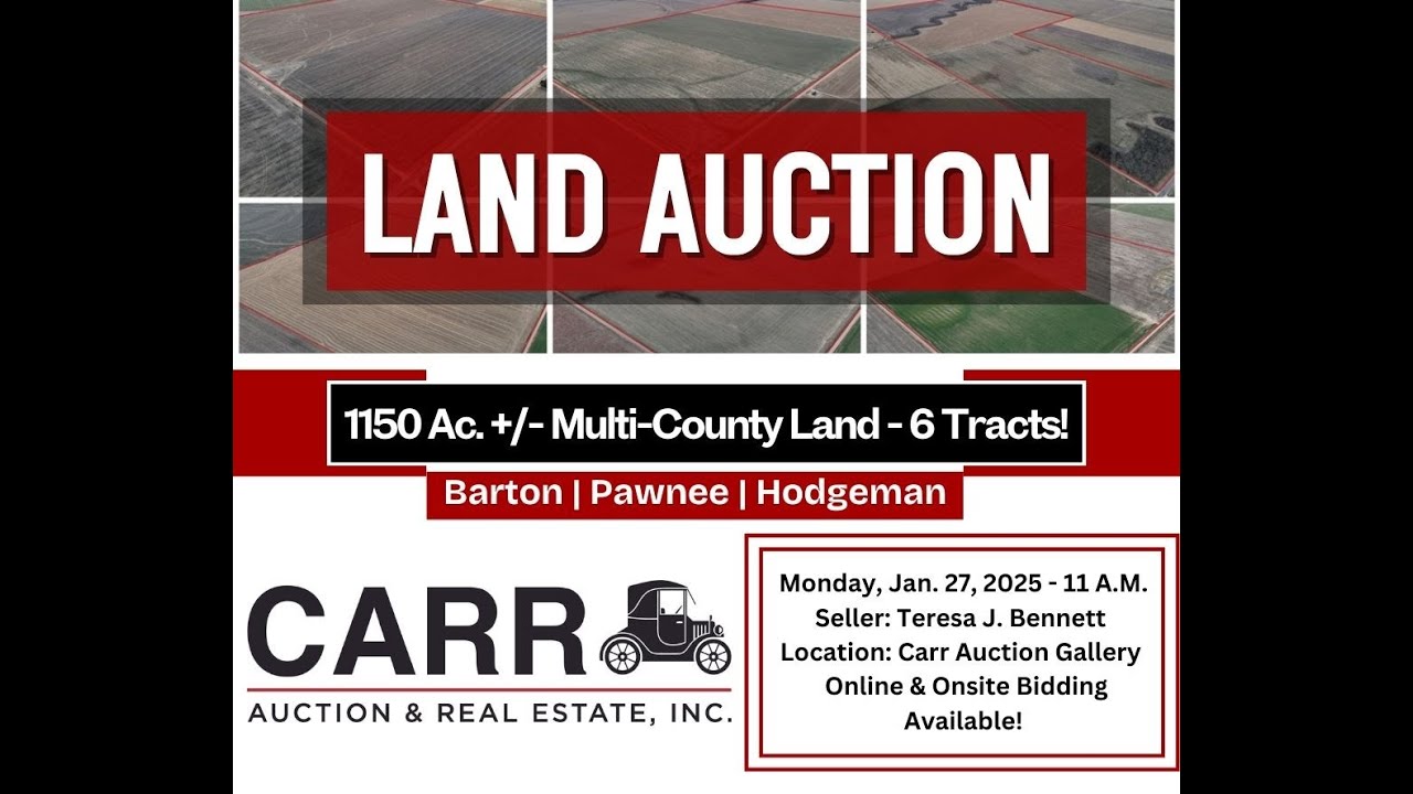 Land Auction - Bennett Barton Co Tracts - YouTube