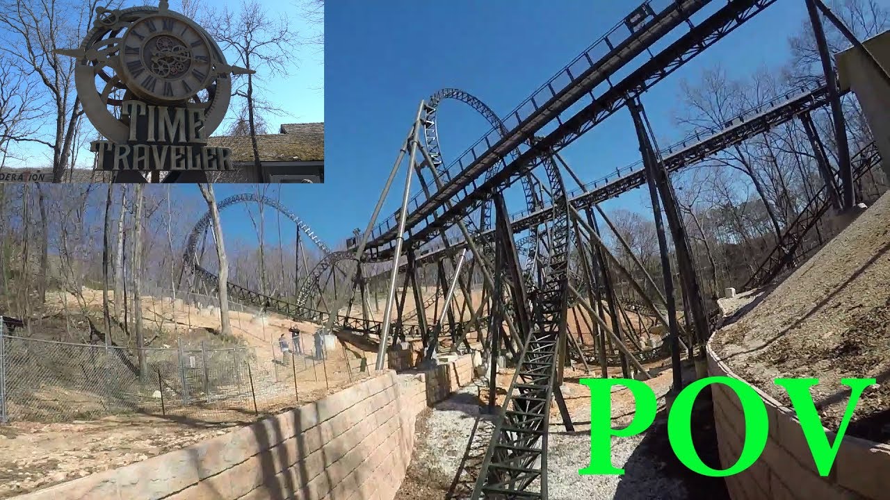 Time Traveler on-ride 60fps POV at Silver Dollar City - YouTube