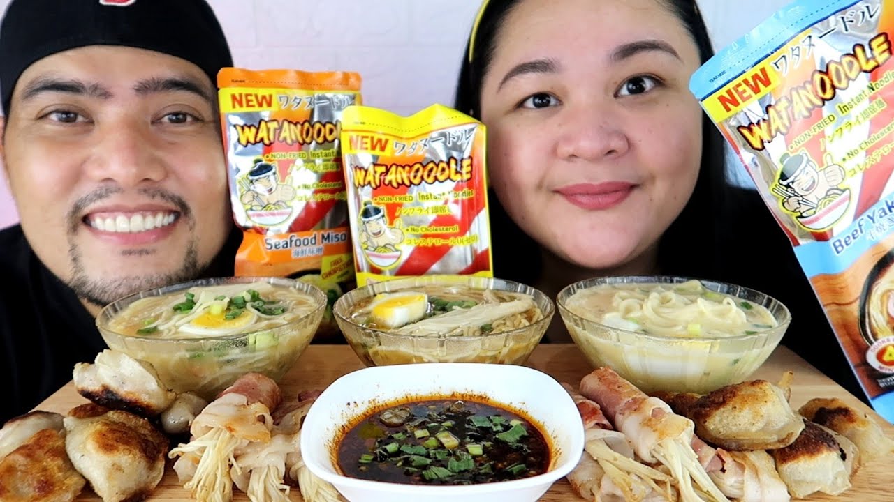 VIRAL TIKTOK RAMEN NOODLE HACK | WataNoodles Instant Noodles | Mukbang ...