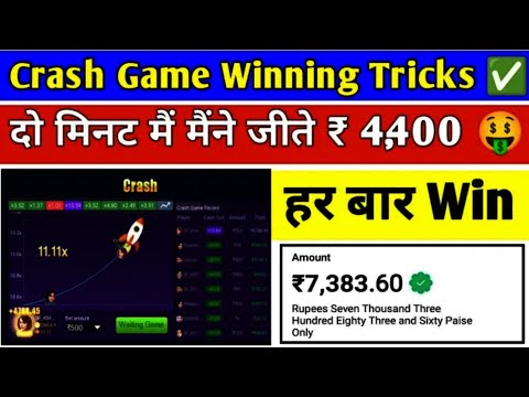 How to play crash game in game 3f || 100% winning tricks live prove ...