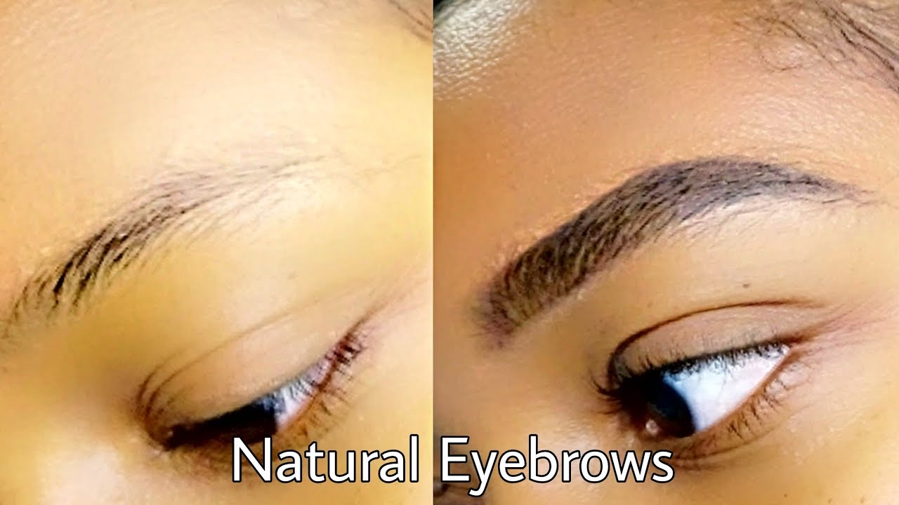 Natural Eyebrows Tutorial 2017 (with Pencil) - YouTube