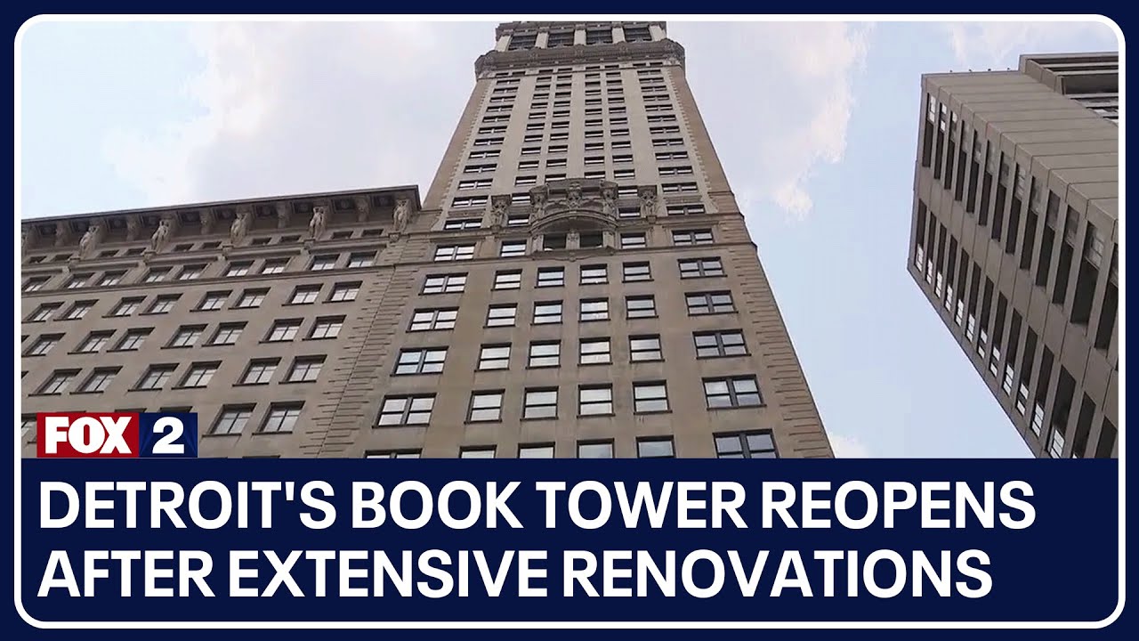Detroit's Book Tower reopens after extensive renovations - YouTube