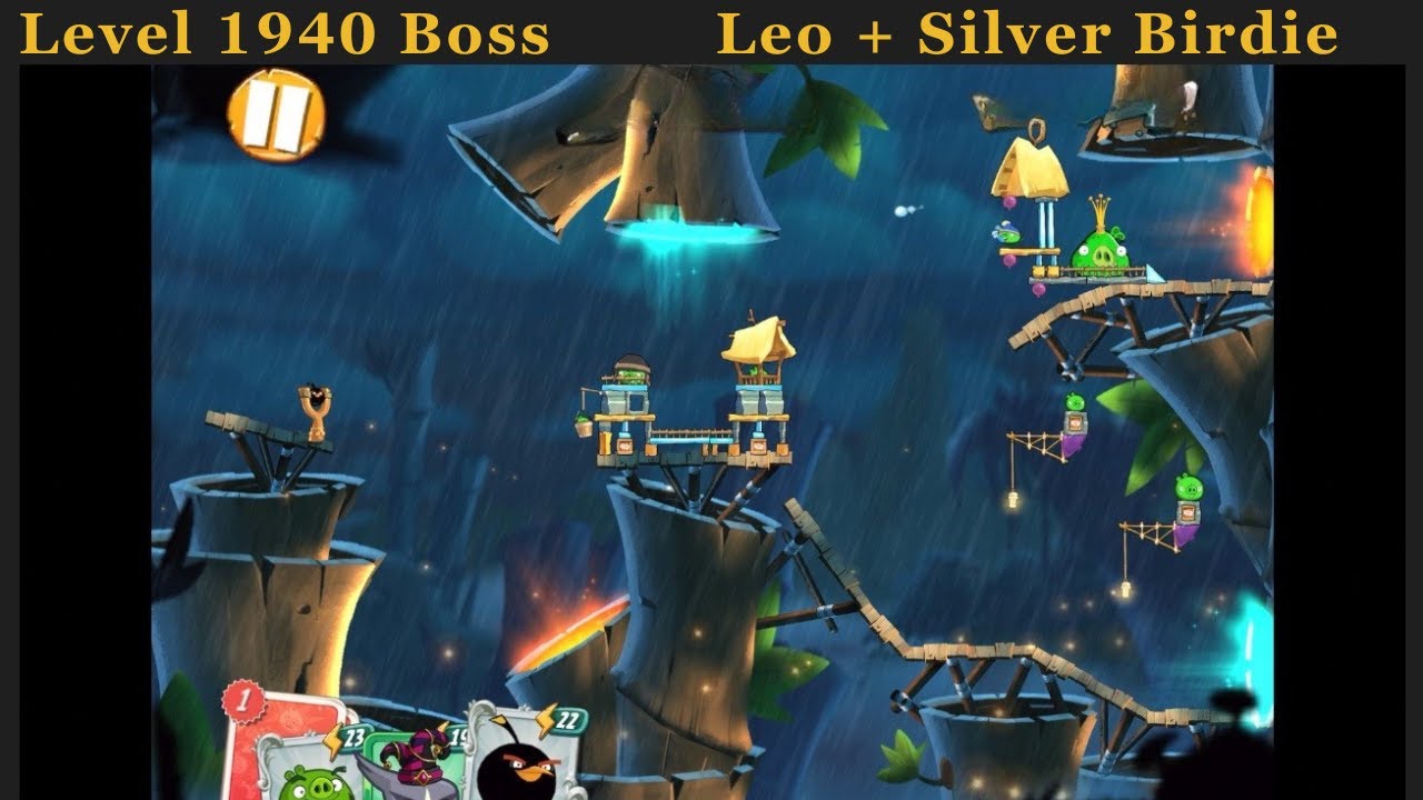 Angry Birds 2, Boss Level 1940 ~ Leo & Silver birdie - YouTube