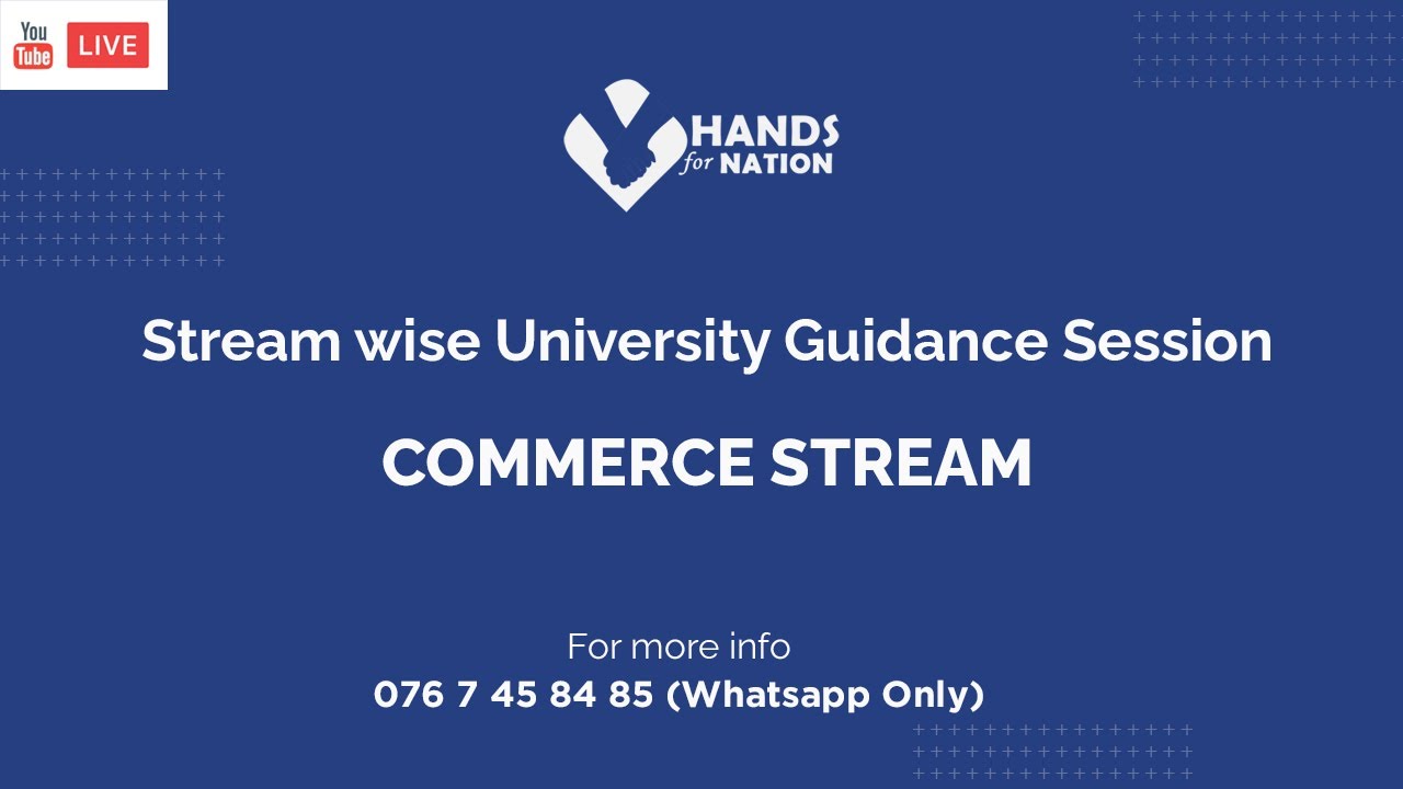Commerce Stream University Guidance 2021 - YouTube
