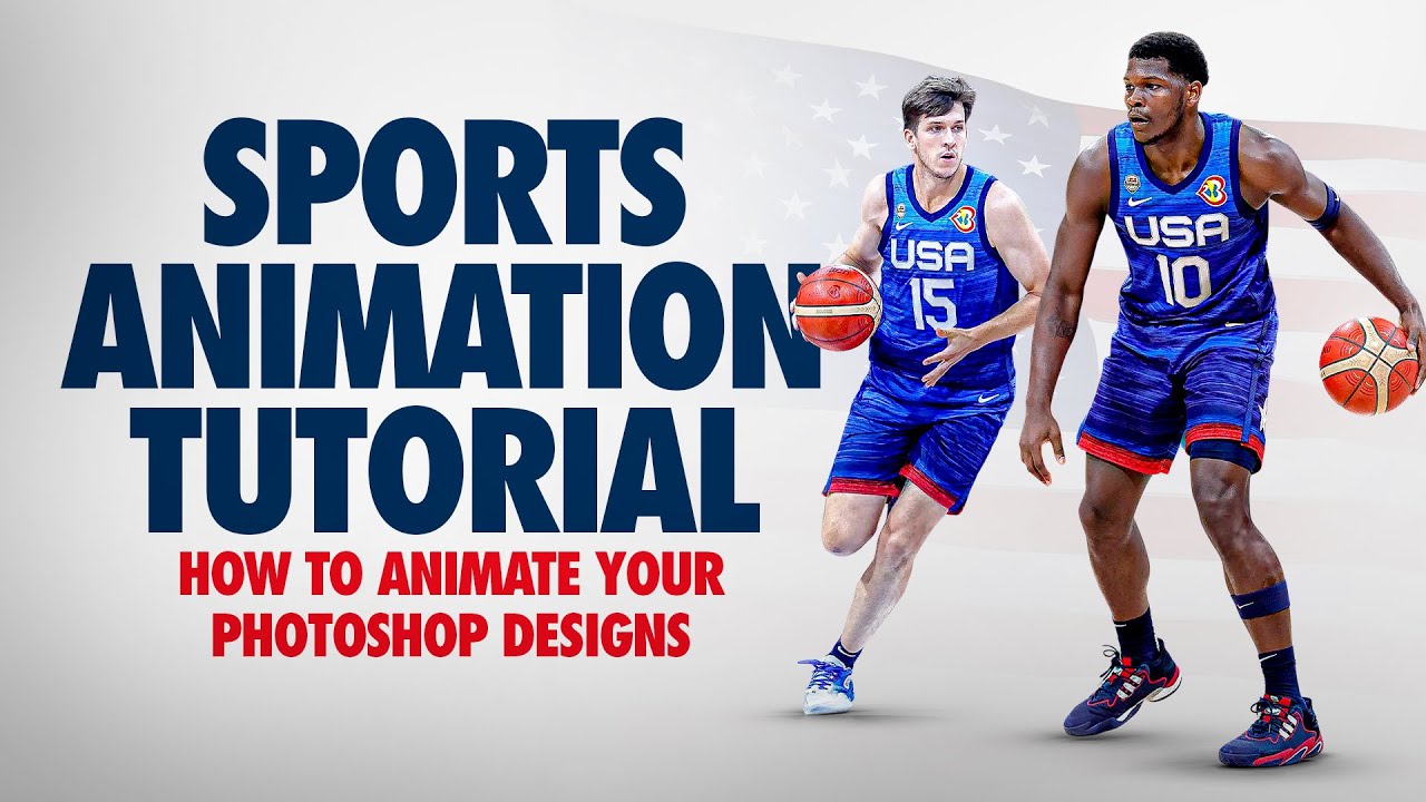 Sports Animation Tutorial: How to Animate Your Photoshop Designs - YouTube