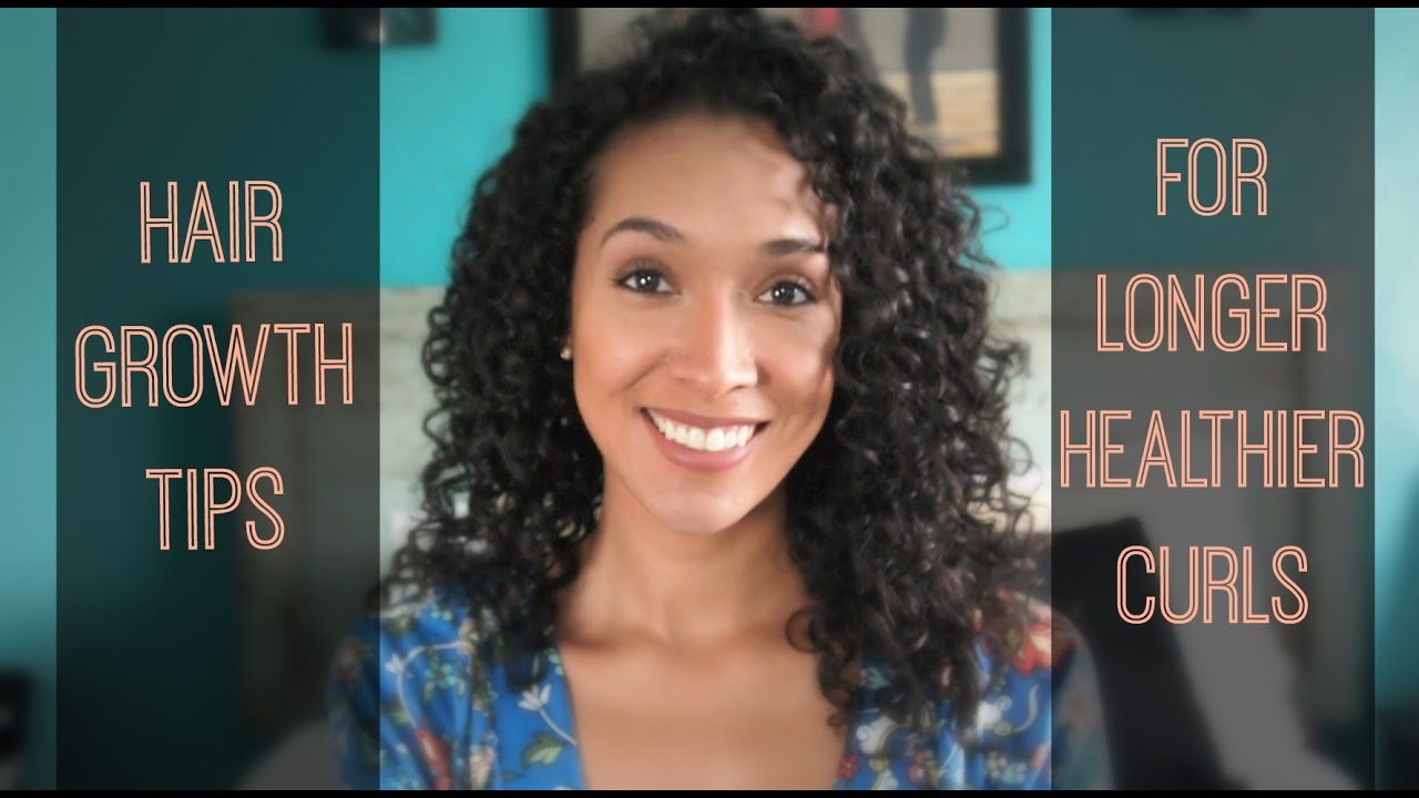 Hair Growth Tips For Longer Healthier Curls - YouTube