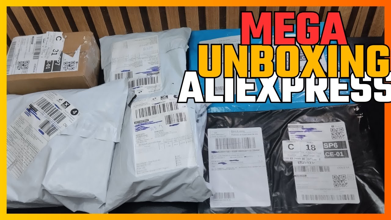 UNBOXING DO ALIEXPRESS E SHOPEE DICA E NOVIDADE - YouTube
