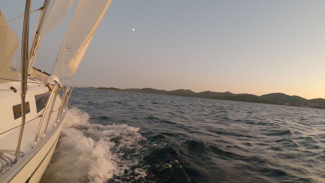 Sailing to Sali on Dugi otok in the Adriatic sea - YouTube
