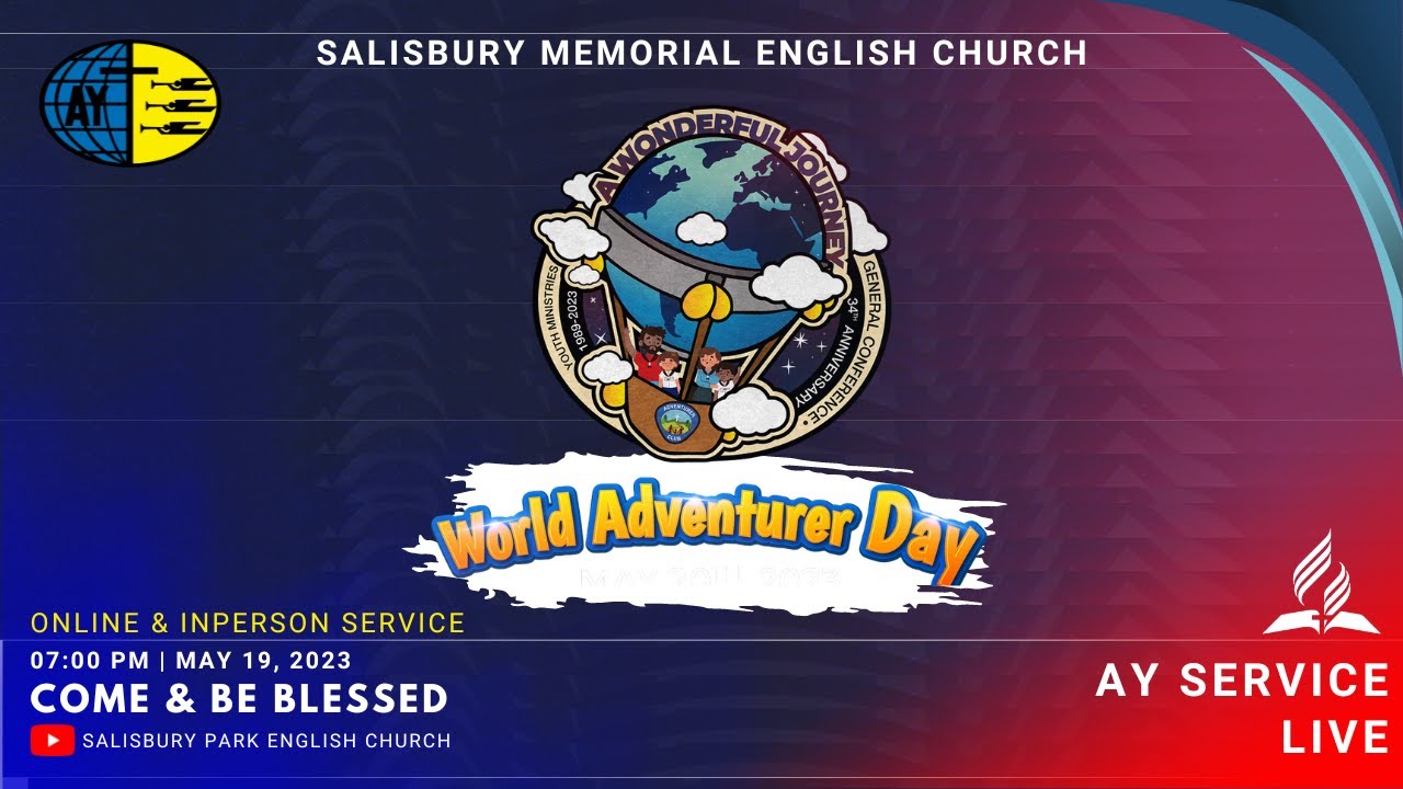 AY PROGRAM || WORLD ADVENTURER DAY - A WONDERFUL JOURNEY || MAY 19 ...