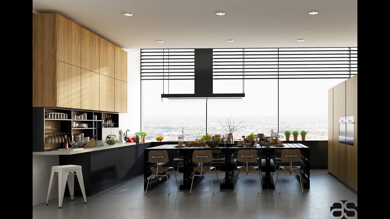 🔴EN VIVO ⛔ RENDER INTERIOR COCINA 🥂 SKETCHUP - VRAY 5 - YouTube