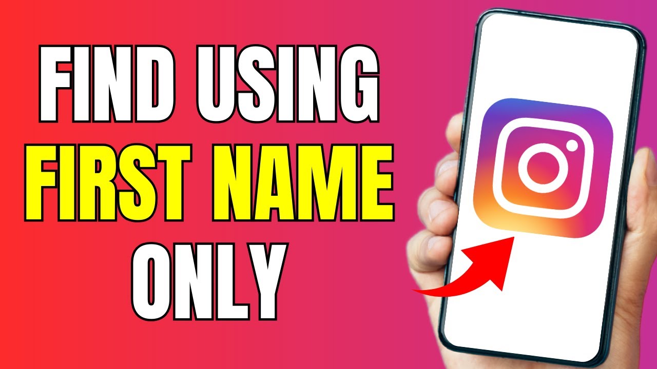How to Find Someone's Instagram With Only Their First Name - YouTube