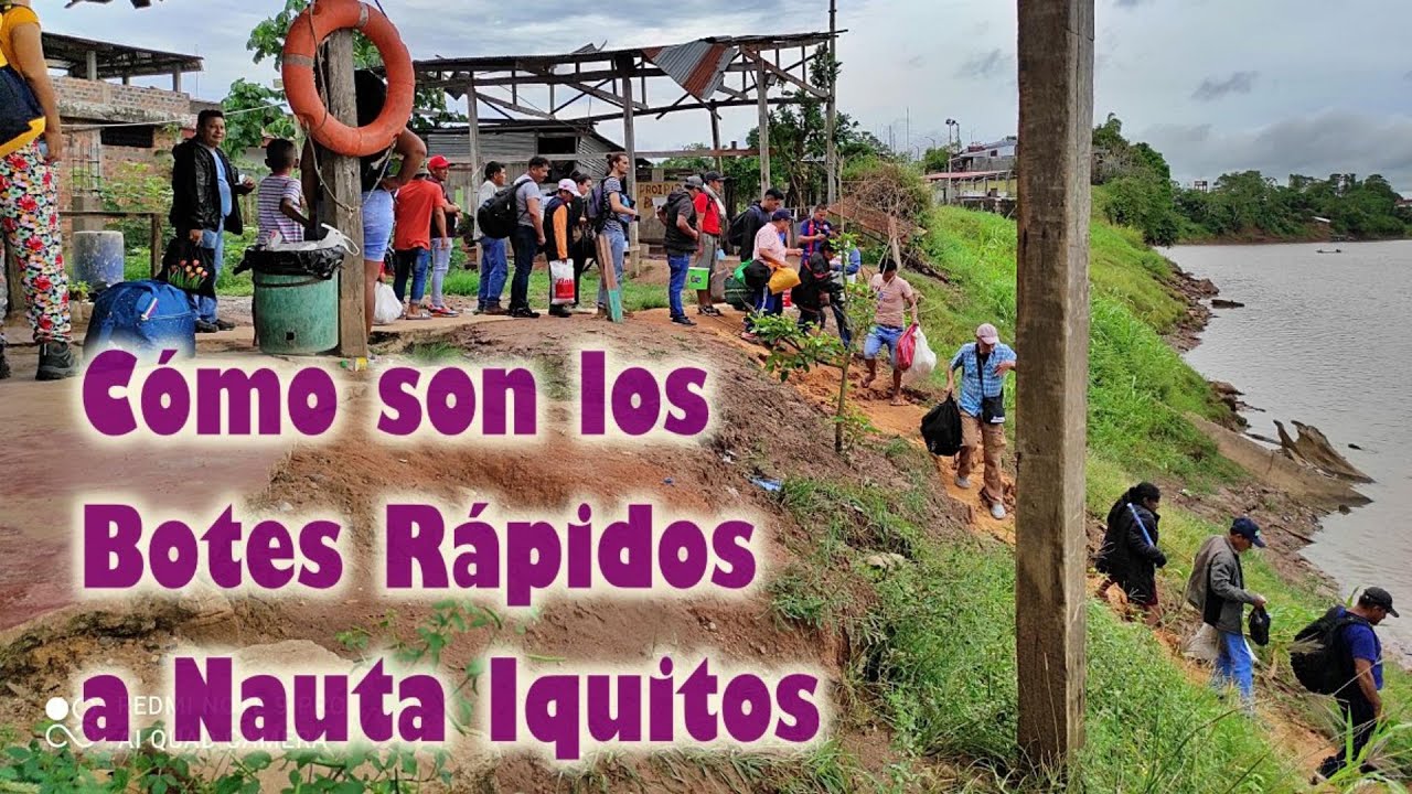 Cómo se Viaja en Bote Rapido de Yurimaguas a Nauta - YouTube