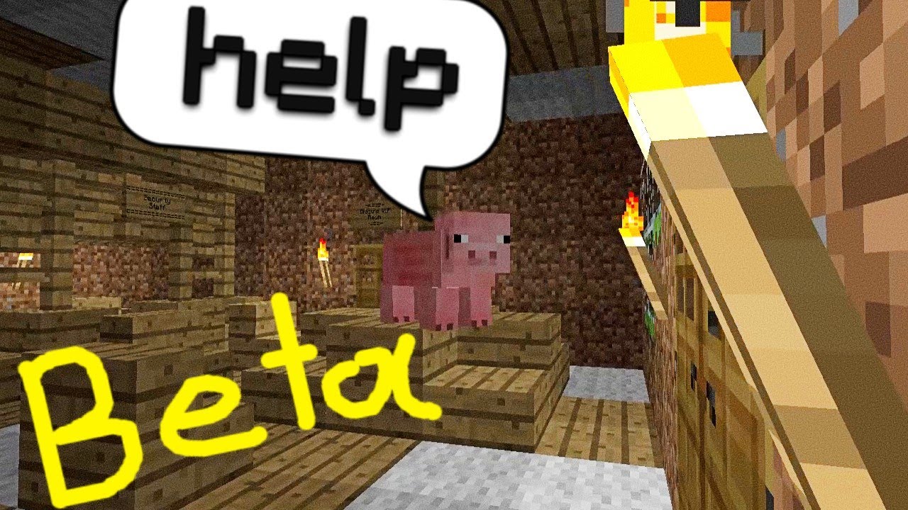 Minecraft BETA: Pig abuse - YouTube