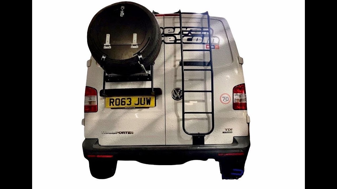 VW T5/T6 Rear Ladder & Sherpa System By CampervanCulture.com - YouTube