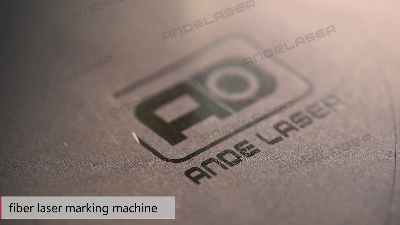 AD-FM Fiber laser marking machine 360° rotating - ANDE LASER - YouTube