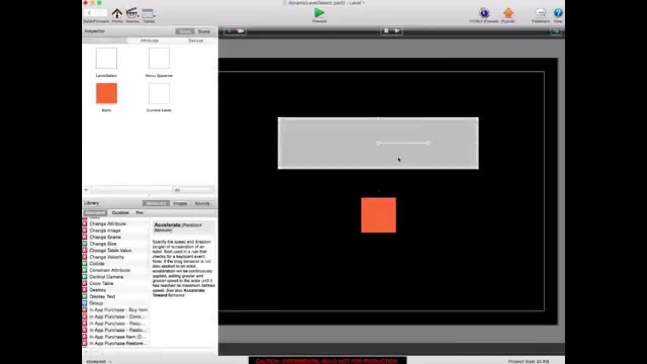 Gamesalad dynamic level select part 2 - Unlocking levels - YouTube