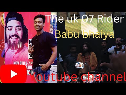 The UK 07 Rider (Babu bhaiya)meetup Hyderabad mei ️|| It's sajib vlog Rider - YouTube
