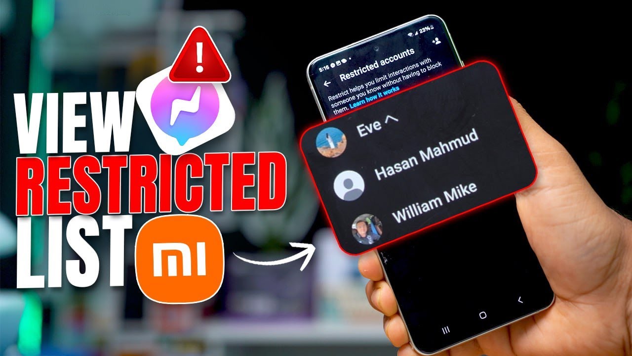 How to View Restricted List on Messenger Android | See Who You ...