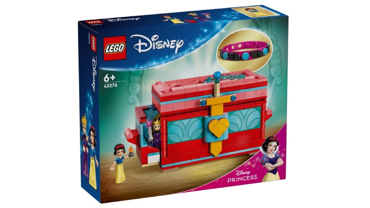 LEGO Disney 43276 Snow White's Jewellery Box unboxing & speed build ...