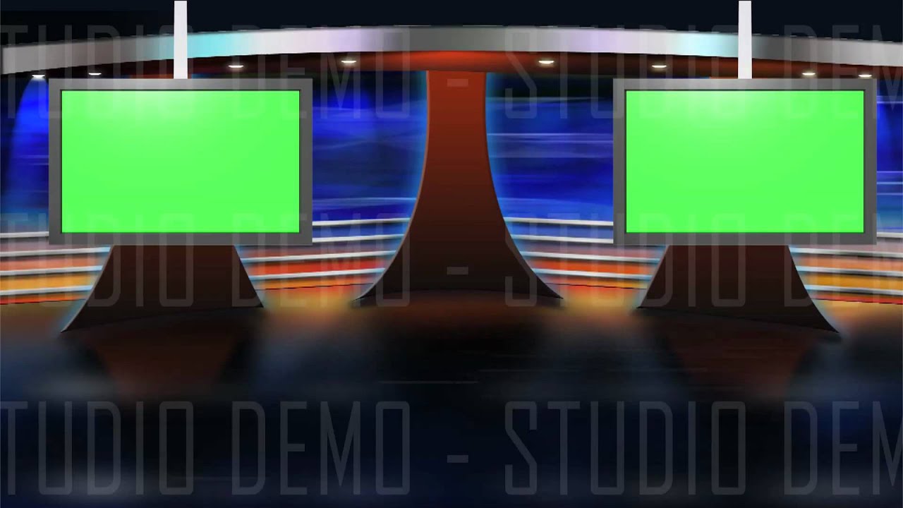 Green Screen Virtual Set 1 - YouTube
