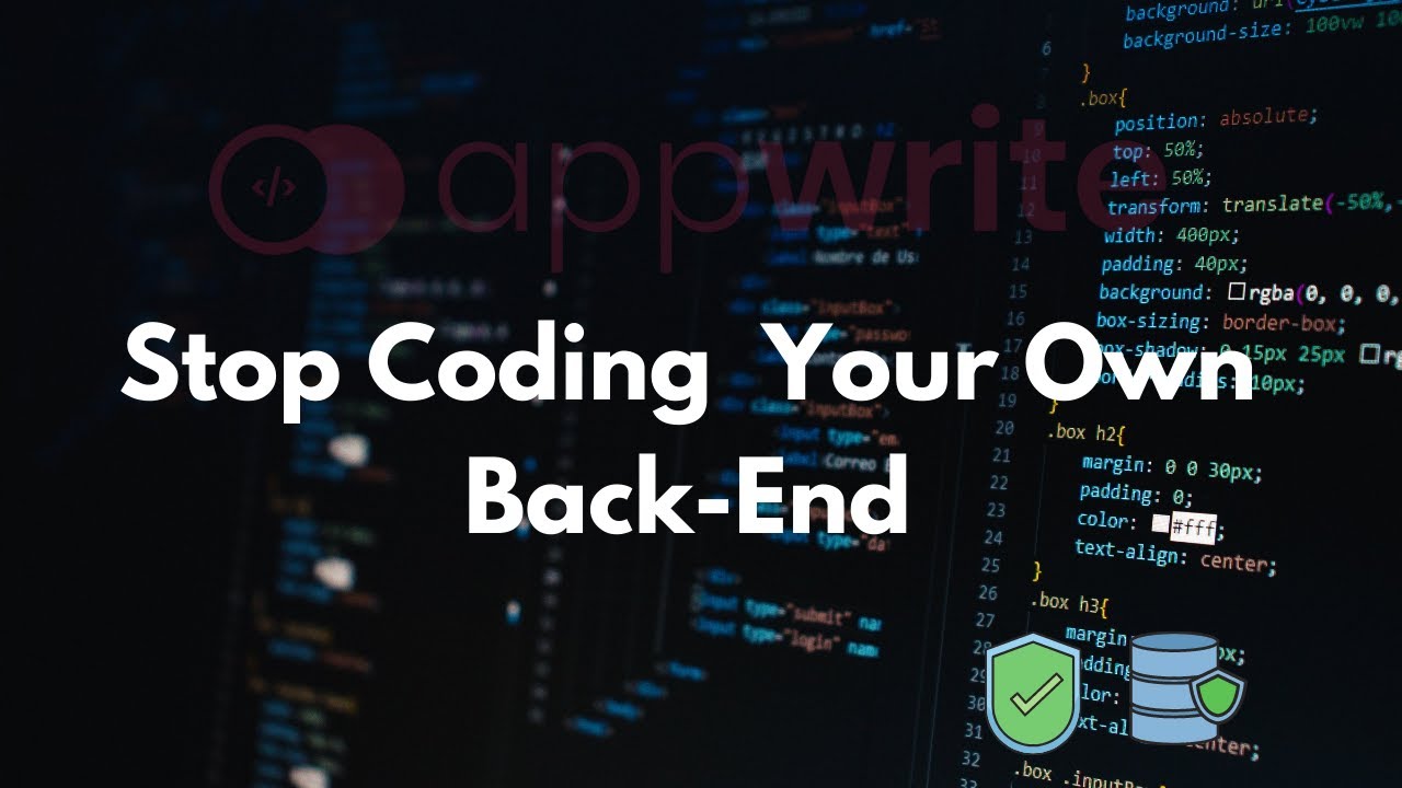 Stop Coding Your Own Back End Introducing Appwrite Open Source Back 9996