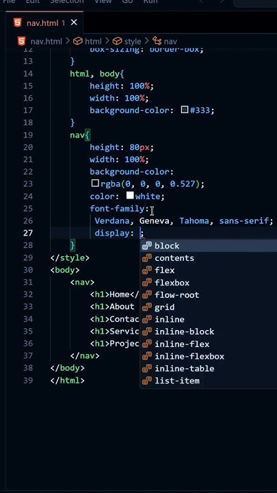 Blur Navbar effect! #html #css #navbar #effect #coding #animation - YouTube