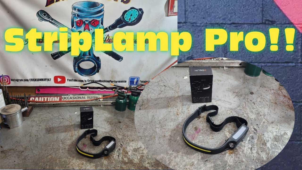 StripLamp Pro!! Awesome Lightweight Headlamp!! never use a flashlight ...