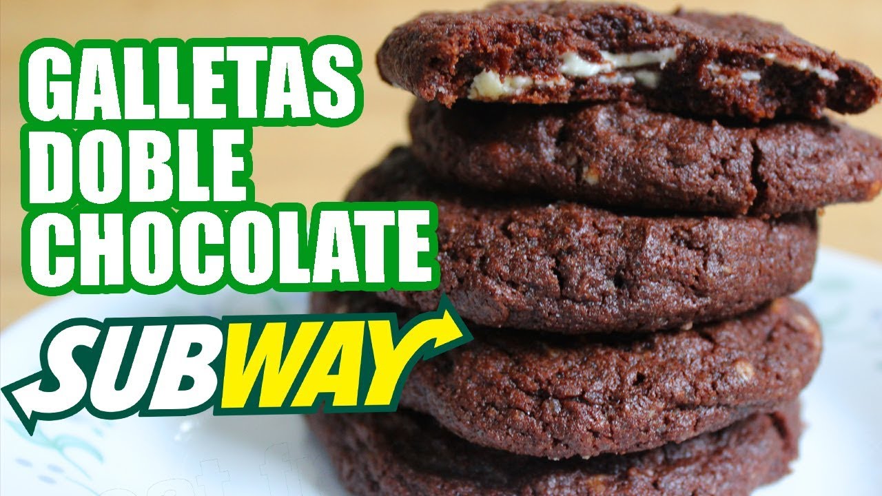 Galletas Doble Chocolate de Subway | El de las trufas - YouTube
