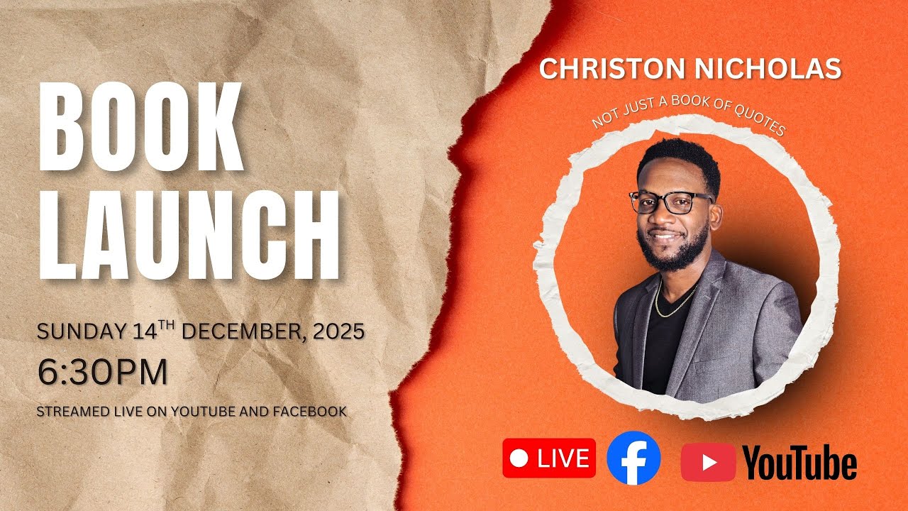 Virtual Book Launch - CHRISTON NICHOLAS - YouTube