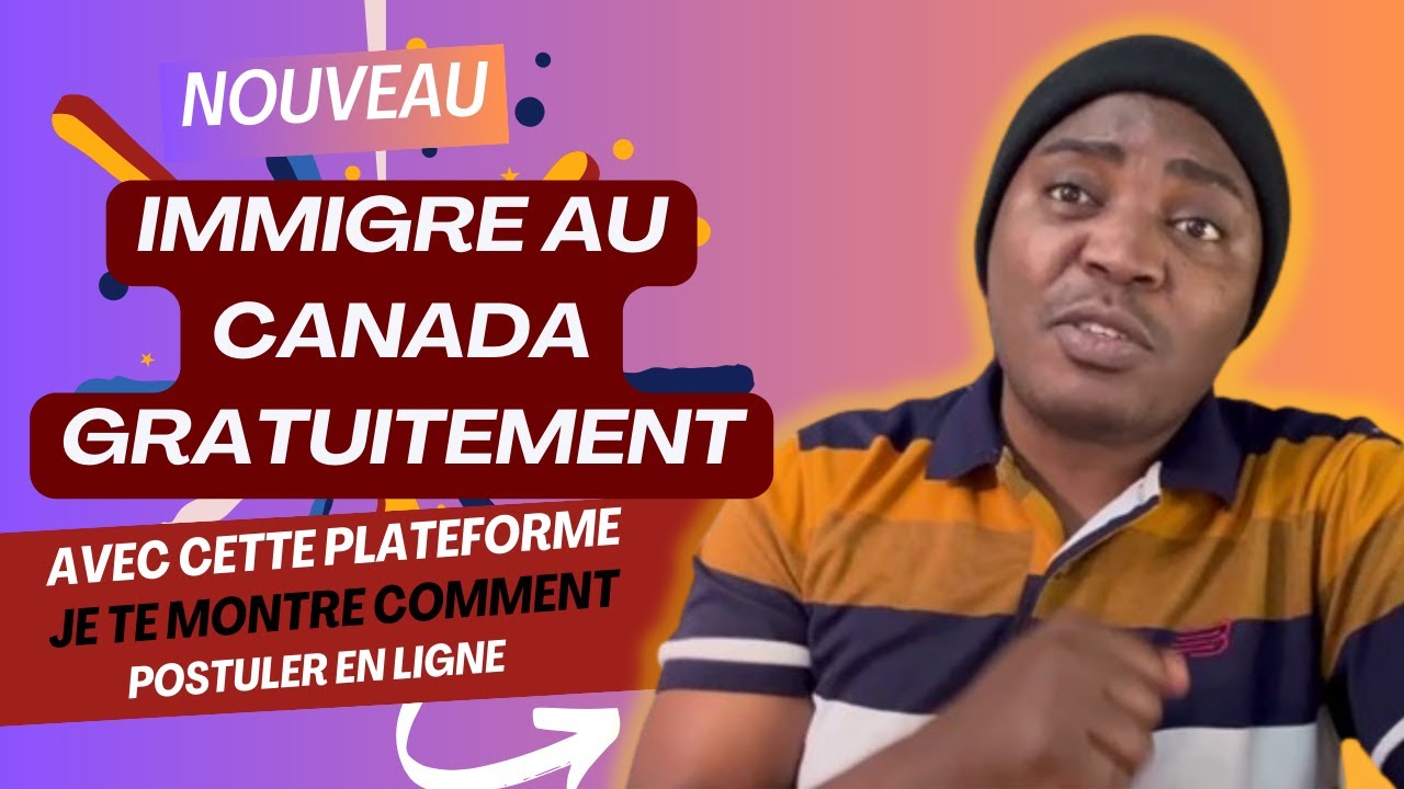 Immigrer au canada avec zéro dollar - Voici le plan parfait - YouTube
