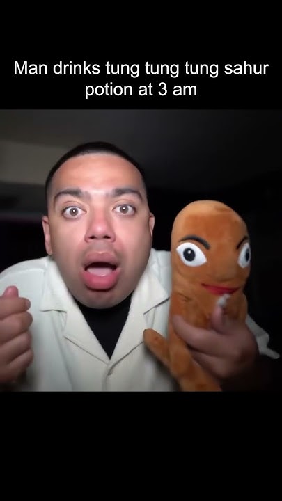 Man drinks tung tung tung sahur potion at 3 am 😨😱 #viralvideo #tungtungtungsahur - YouTube