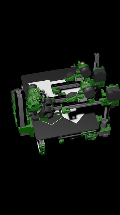 Flatpack #3dmaker Multi 3d printer array concept - YouTube