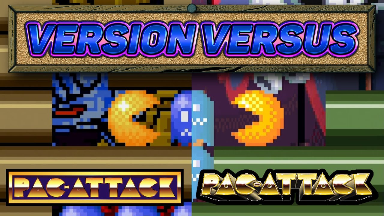 VERSION VERSUS: Pac-Attack (SNES vs PS1) - YouTube