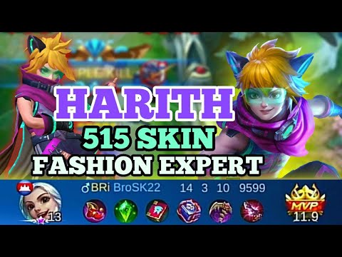 Harith 515 Skin (Fashion Expert) | Event 515 | mobile legends - YouTube