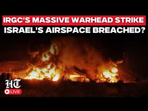 LIVE | Iran’s IRGC Fires Heavy 2-Ton Warheads, Says ‘Israel’s Sky Is Under Our Control’