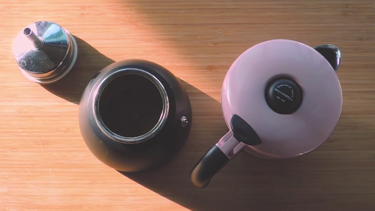 비알레띠 무카 익스프레스 준비(bialetti pink mukka express prep_feat.cappuccino ...