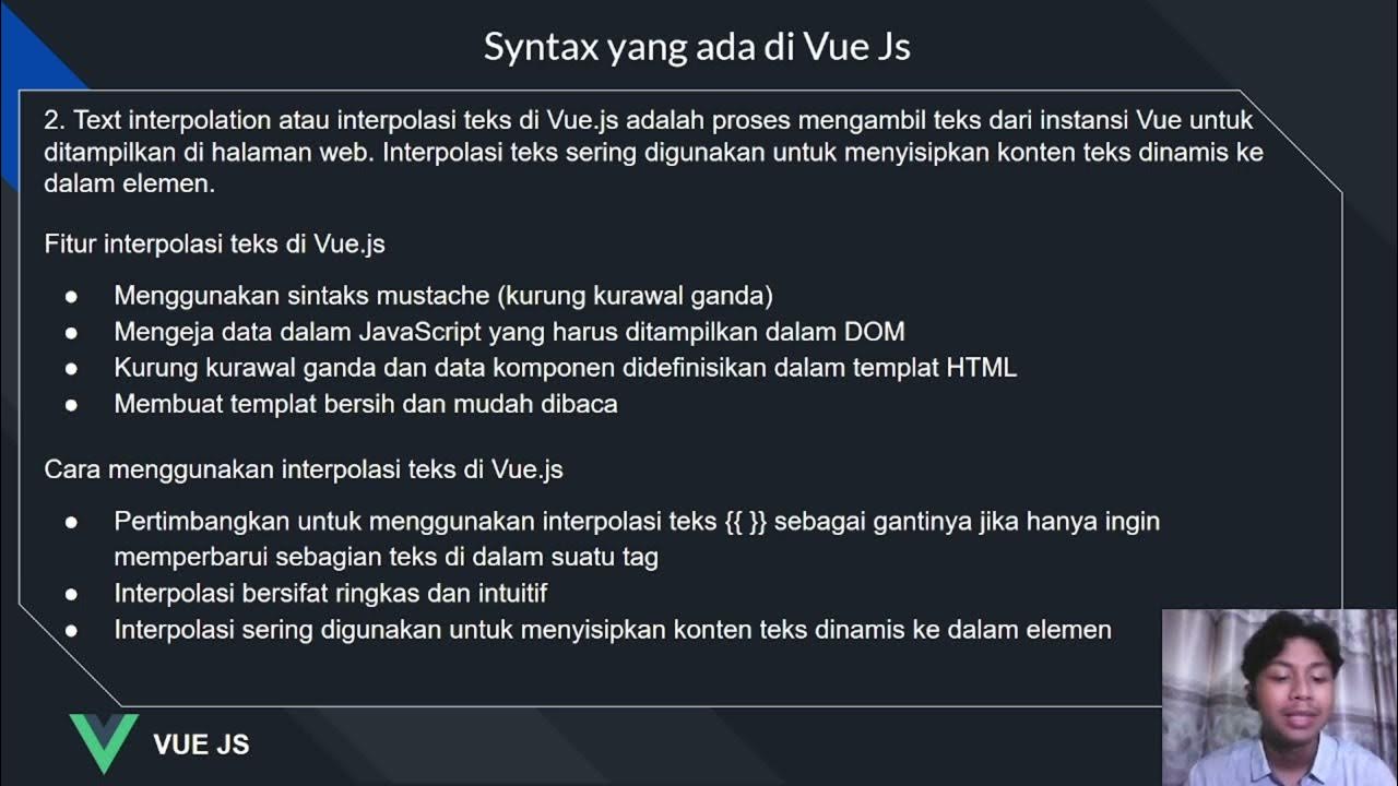 Cara Menggunakan Vue Js || Tugas PBK - YouTube