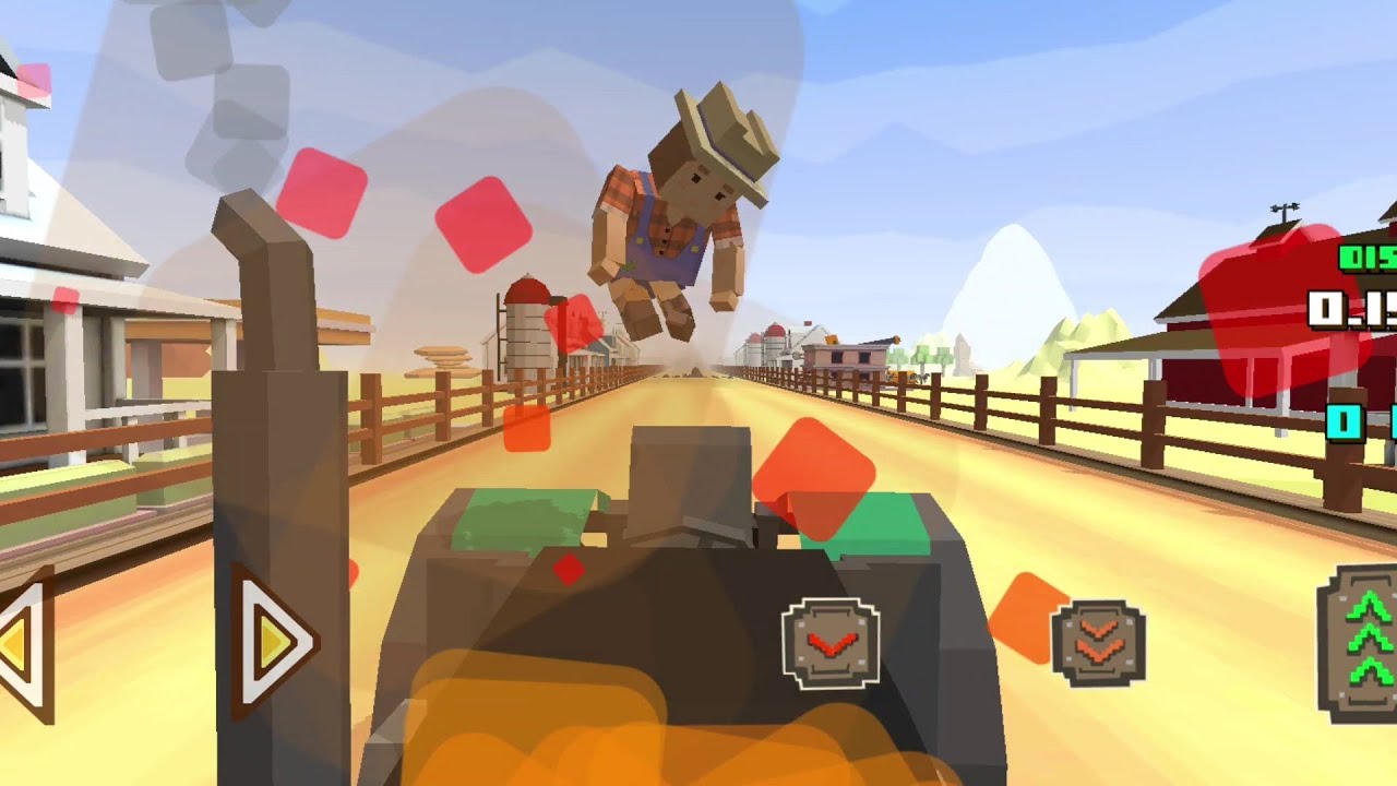 Our farmer had a terrible accident on the race track - Blocky Farming ...