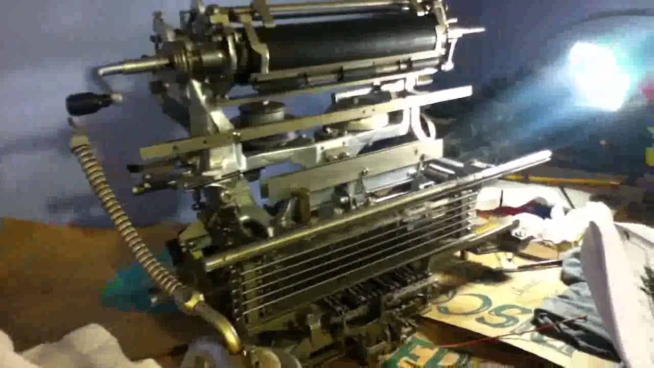 Oiling the Model 15 Teletype - YouTube