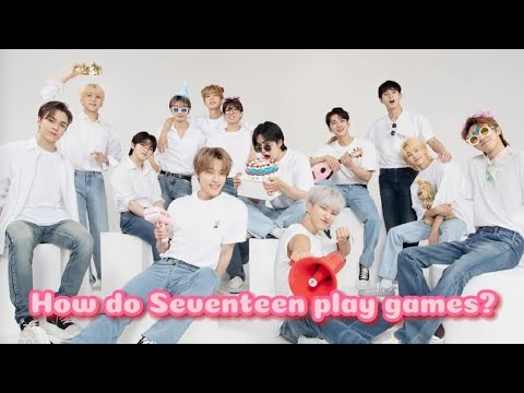 How do Seventeen play games? #svt #seventeen #games #funny #moments ...